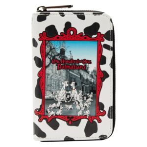 loungefly 101 dalmatians book zip around wallet