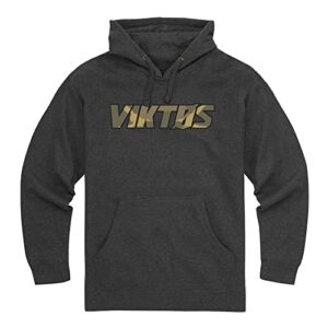 viktos brushstroke hoodie, charcoal heather, size: large