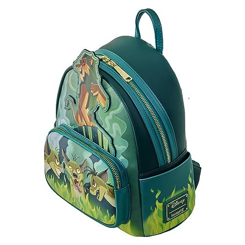 Loungefly Villains: Lion King - Scar Glow in The Dark Mini-Backpack, Amazon Exclusive