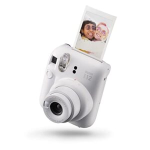 fujifilm instax mini 12 instant camera - clay white