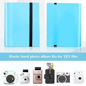 432 Pockets Photo Album for Fujifilm Instax Mini Camera, Polaroid Mini Camera, for Fujifilm Instax Mini 11 12 9 8 7+ Instant Camera (Blue)