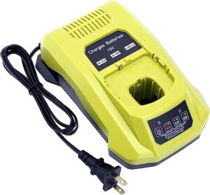 p117 dual chemistry fast charger replace for ryobi 12v-18v lithium nicad nimh battery ryobi 18-volt one+ p102 p108 p189 p197 p103 p105 p107 p190 p191 pbp002 pbp005