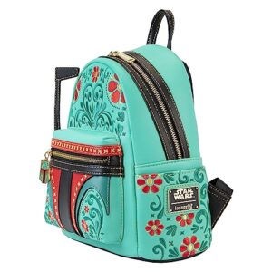 Loungefly Star Wars Boba Fett Floral Embroidered Cosplay Womens Double Strap Shoulder Bag Purse