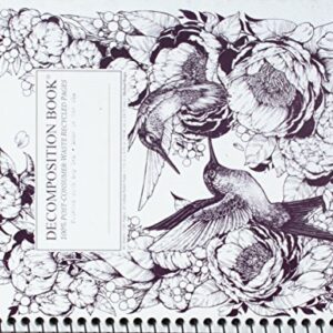 Decomposition Hummingbirds Book Spiral Notebook, Made in USA