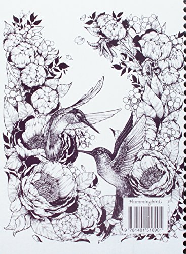 Decomposition Hummingbirds Book Spiral Notebook, Made in USA