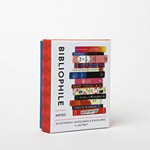 Bibliophile Notes: 20 Different Notecards & Envelopes (Bookish Gifts, Literary Stationery by Jane Mount)