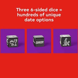 Date Night Dice: Dinner, a Movie & Then Some (Novelty Game for Couples, Dinner, Movie, and Sex Decision-Making Dice for Relationships), Multicolor