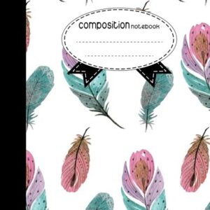 Composition Notebook, 8.5 x 11, 110 pages : Boho Style: (School Notebooks)