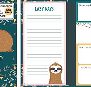 Book of Sticky Notes: Notepad Collection (Sloth Lazy Days)