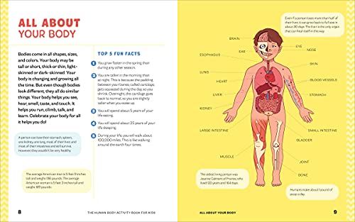 Human Body Activity Book for Kids: Hands-On Fun for Grades K-3