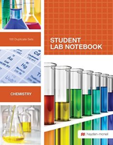 student lab notebook: 100 top bound carbonless duplicate sets