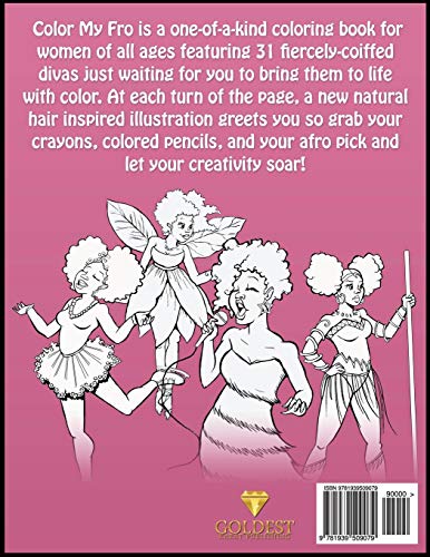 Color My Fro: A Natural Hair Coloring Book for Big Hair Lovers of All Ages