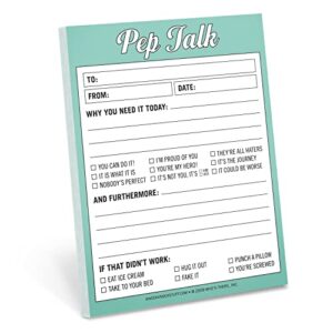 knock knock pep talk nifty note pad (12073)