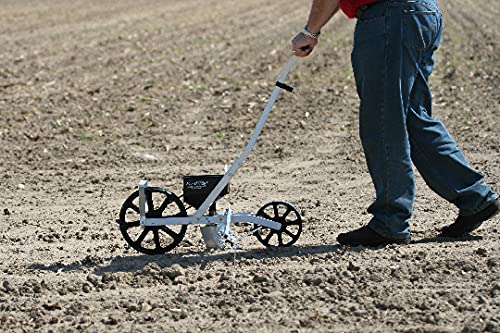 EarthWay 1001-B Precision Garden Seeder Row Planter with Interchangeable 7 Seed Plates and Row Marker; Plants Hemp, Corn, Vegetables, Etc for Small Gardens