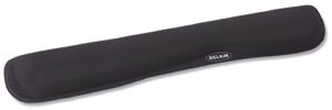 belkin waverest keyboard wrist support - gel wrist pad - desk pad - keyboard wrist rest - wrist pad for keyboard - keyboard pad with wrist support - ergonomic computer pad - black