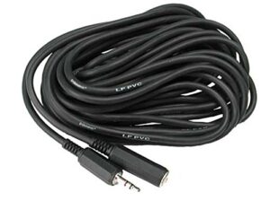 hosa mhe-125 3.5 mm trs to 3.5 mm trs headphone extension cable, 25 feet