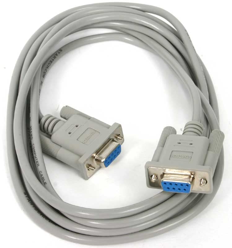 StarTech.com 10' RS232 Serial Null Modem Cable - Null modem cable - DB-9 (F) to DB-9 (F) - 10 ft (SCNM9FF)