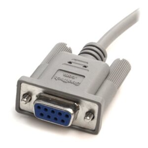 StarTech.com 10' RS232 Serial Null Modem Cable - Null modem cable - DB-9 (F) to DB-9 (F) - 10 ft (SCNM9FF)