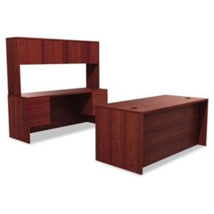 HON 10500 Series 72 by 36 by 29-1/2-Inch Double Pedestal Desk Shell, Mahogany