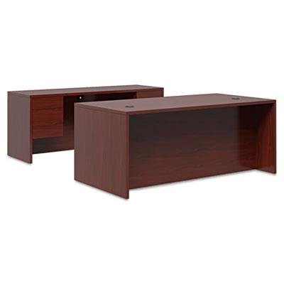 HON 10500 Series 72 by 36 by 29-1/2-Inch Double Pedestal Desk Shell, Mahogany