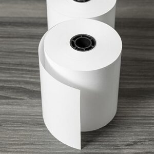 BAM POS 3 1/8" x 230' Thermal Paper Rolls - Comes in Bright White Color - Crisp & Clear Images - BPA Free - Ideal for POS System (10 Rolls Per Case)