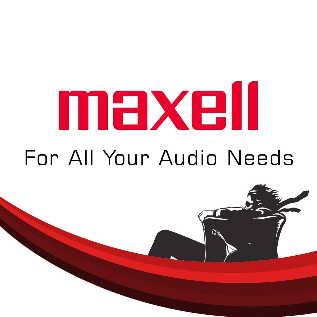 Maxell UR 90 Normal Bias Blank Audio Recording Cassette Tape, Low Noise, 90 Minute Recording Time, 5 Pack