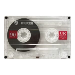 Maxell UR 90 Normal Bias Blank Audio Recording Cassette Tape, Low Noise, 90 Minute Recording Time, 5 Pack