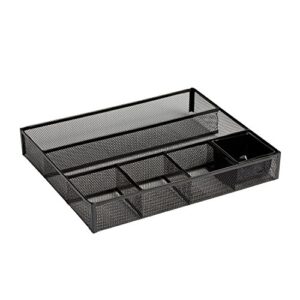 rolodex mesh collection drawer organizer, black (22131)