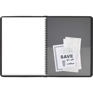 AT-A-GLANCE 8058005 Recycled Visitor Register Book, Black, 8 1/2 x 11