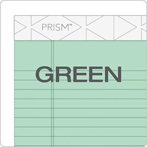 TOPS 63090 Prism Plus Colored Legal Pads, 5 x 8, Green, 50 Sheets (Pack of 12)