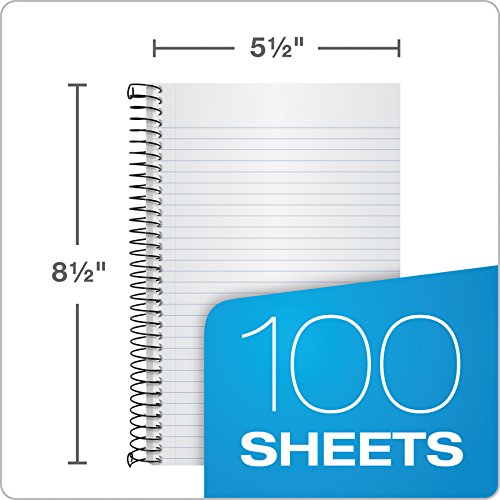 TOPS Memo/Subject Notebooks (73506), Indigo,Blue,8 1/2" x 5 1/2"