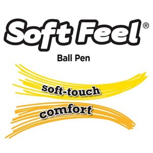 BIC SGSM11BK Soft Feel Stick Ballpoint Pen, Black Ink, 1mm, Medium, Dozen