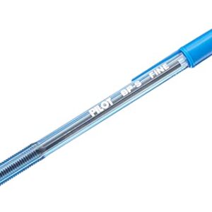 PILOT The Better Ball Point Pen Refillable Ballpoint Stick Pens, Fine Point, Blue Ink, 12-Pack (36011), Dozen Box (0.7mm - Fine)