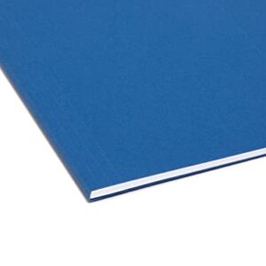 Smead Colored Hanging File Folder with Tab, 1/5-Cut Adjustable Tab, Letter Size, Navy, 25 per Box (64057)