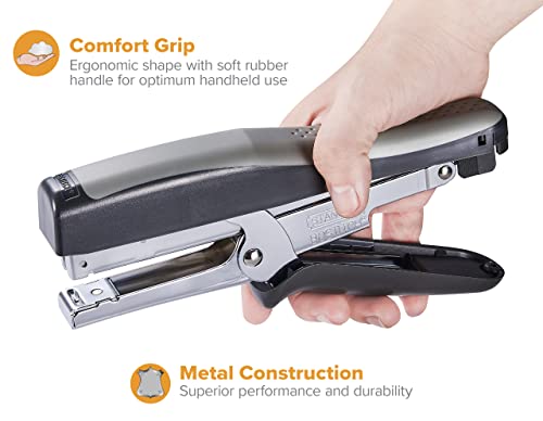 Bostitch No-Jam Desk Stapler (SSP-99), Black/Gray, 11.06 x 2.13 x 5 inches