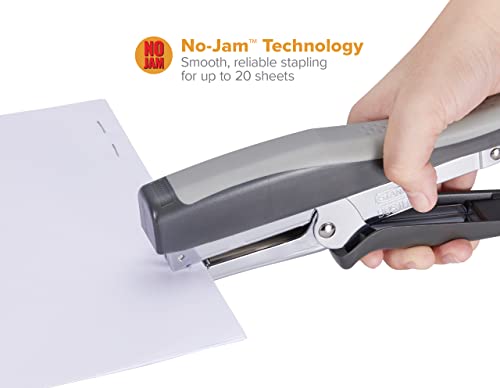 Bostitch No-Jam Desk Stapler (SSP-99), Black/Gray, 11.06 x 2.13 x 5 inches