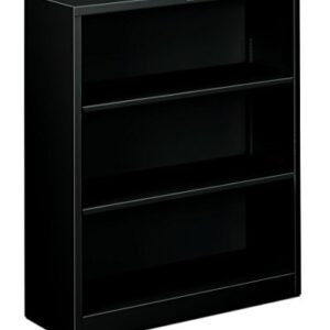 The HON Company Brigade Metal Bookcase with Three Shelf, 3 Shelves