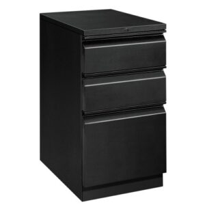 hon brigade mobile pedestal file - storage pedestal with 1 file and 2 box drawers 22-7/8-inch , black (h33723r)