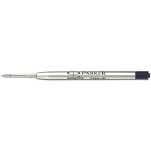 Parker QuinkFlow Refill for Ballpoint Pens, Fine Point, Black ink, 1 unit per pack (3031531)