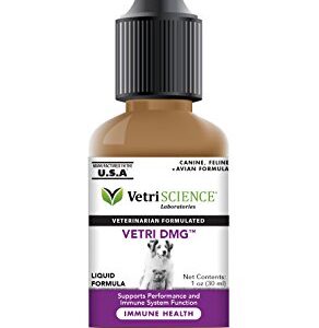 VETRISCIENCE Vetri DMG Liquid, 30mL Dropper - Supports Immune System, Stamina, Skin Irritation, Watery Eyes, and Performance for Dogs and Cats