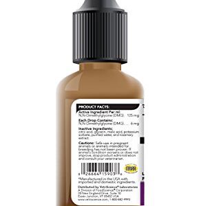 VETRISCIENCE Vetri DMG Liquid, 30mL Dropper - Supports Immune System, Stamina, Skin Irritation, Watery Eyes, and Performance for Dogs and Cats