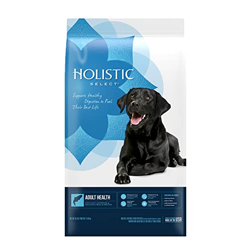 Holistic Select Natural Dry Dog Food, Anchovy & Sardine and Salmon Meal Recipe, 30-Pound Bag, Seafood