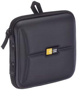 case logic cde-24 24 capacity heavy duty cd wallet (black)