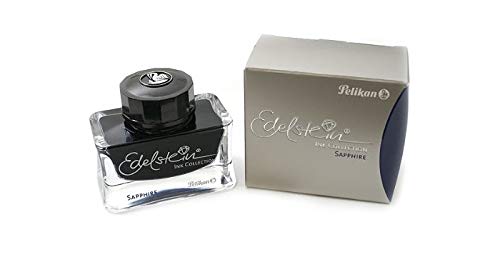 Pelikan Edelstein Bottled Ink for Fountain Pens, Sapphire, 50ml, 1 Each (339390)