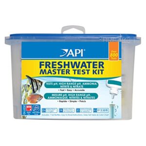 api freshwater master test kit 800-test freshwater aquarium water master test kit, white, single, multi-colored