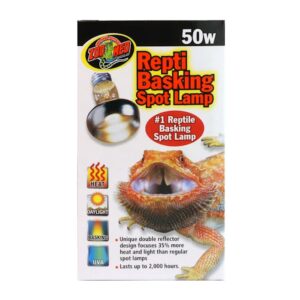 zoo med repti basking lamp 50 watt for reptiles