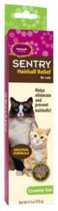 sentry hairball relief for cats,malt flavor,4.4 ounces