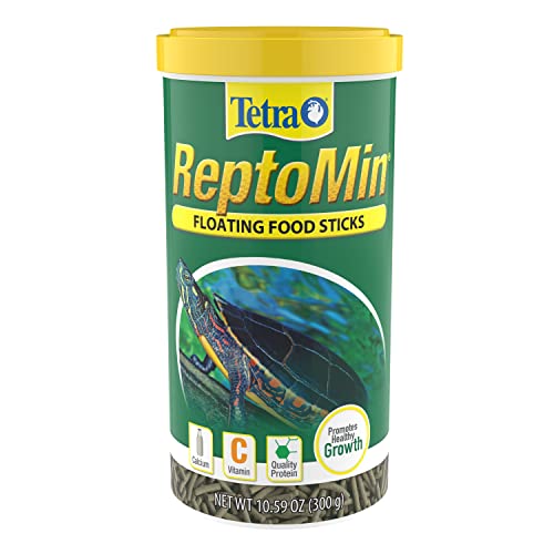 Tetra ReptoMin Floating Food Sticks for Aquatic Turtles, Newts and Frogs green 10.59 Oz