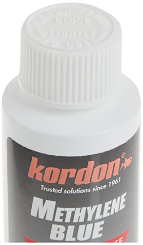 Kordon Methylene Blue Disease Preventative – Safe for Freshwater & Saltwater Aquariums, Prevents Fungal Infections & Treats Parasites, Reduces Fish Stress, 4-Ounces