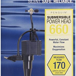 Marineland PH0660 Penguin Submersible Power Head Pump for Aquariums, 170 GPH